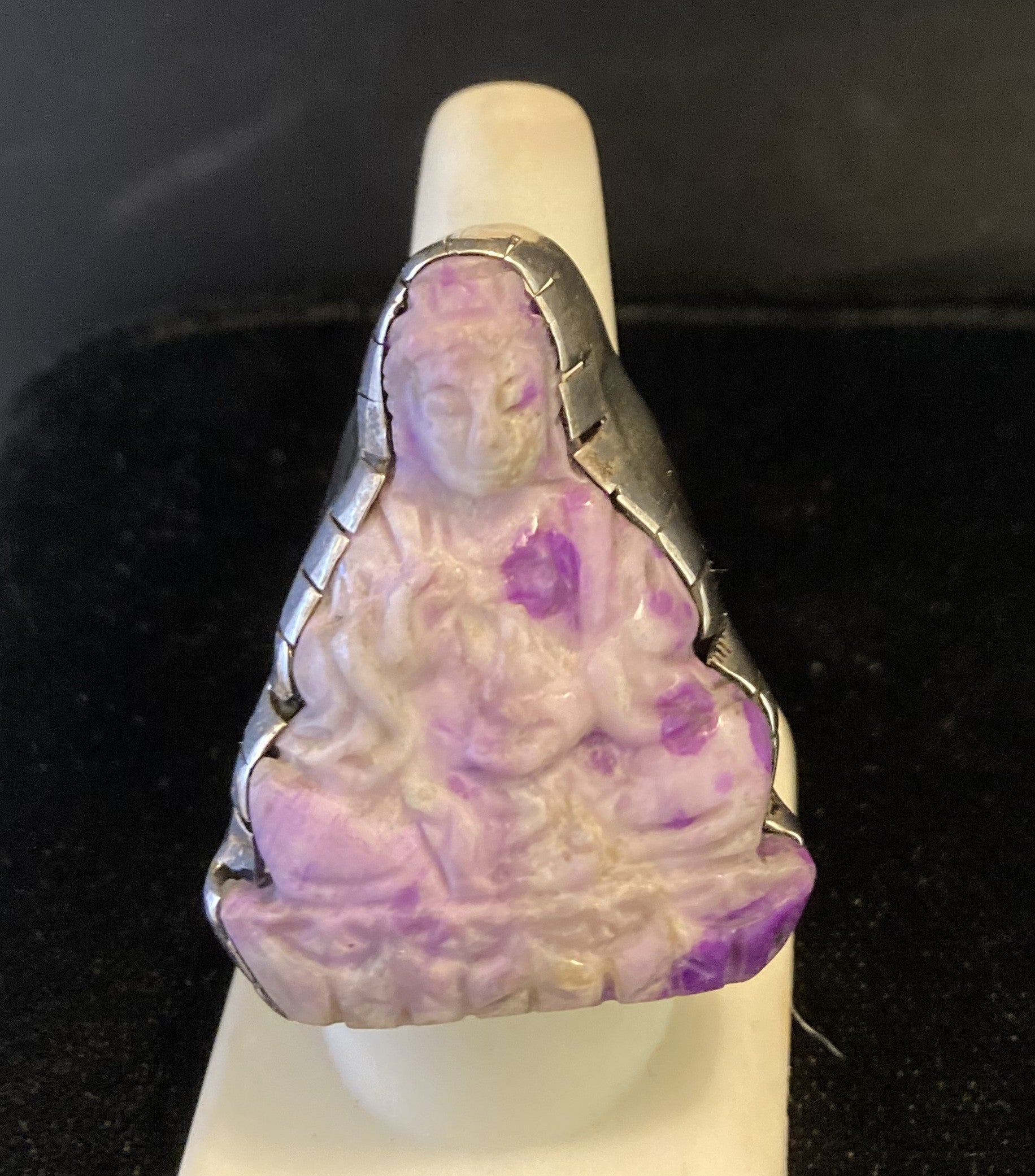 Carved Purple Jade – Rebecca Collins Jewelry